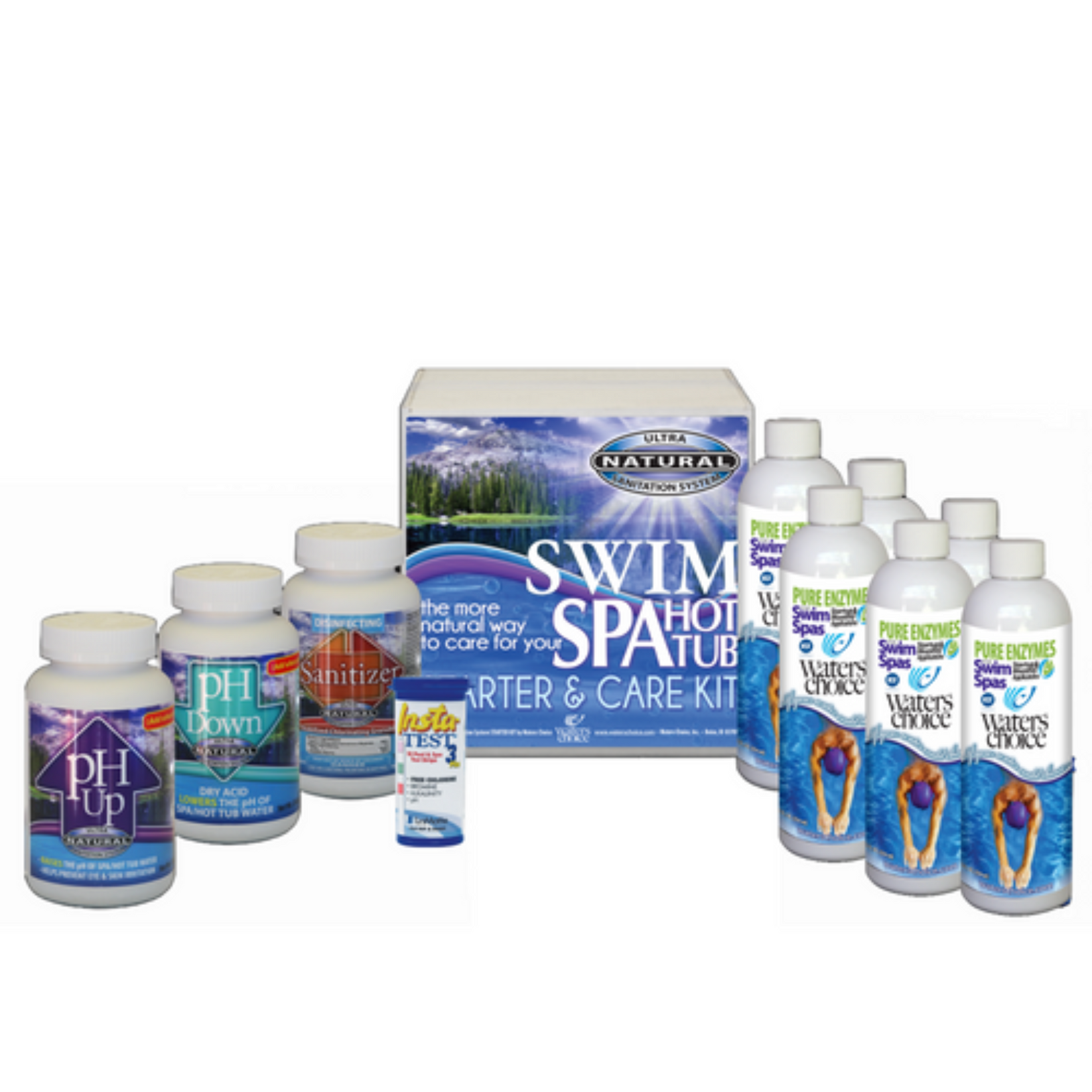 SWIM Spa Start Up Kit - 6 Month Supply – Waters Choice