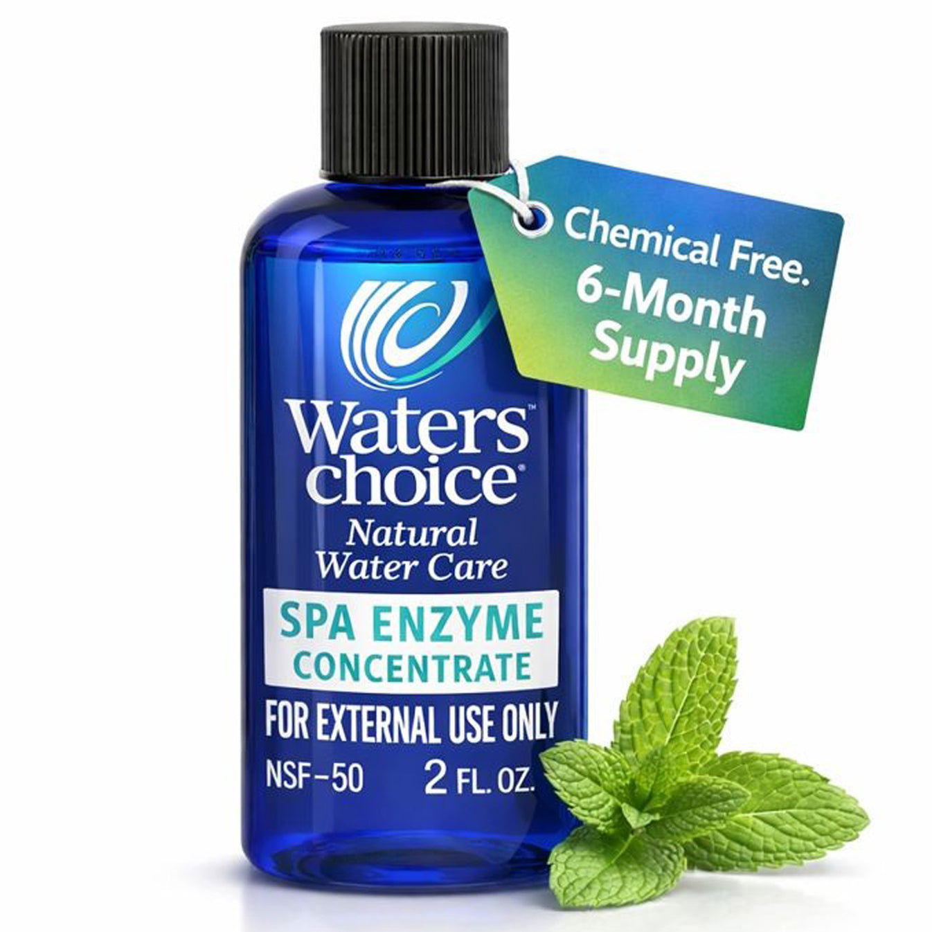 2 oz. Hot Tub Enzyme Concentrate (6 month spa supply) – Waters Choice
