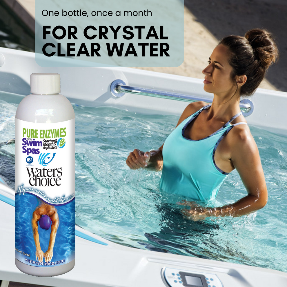 12 oz. Pure Enzymes for SWIM Spas (monthly treatment) – Waters Choice