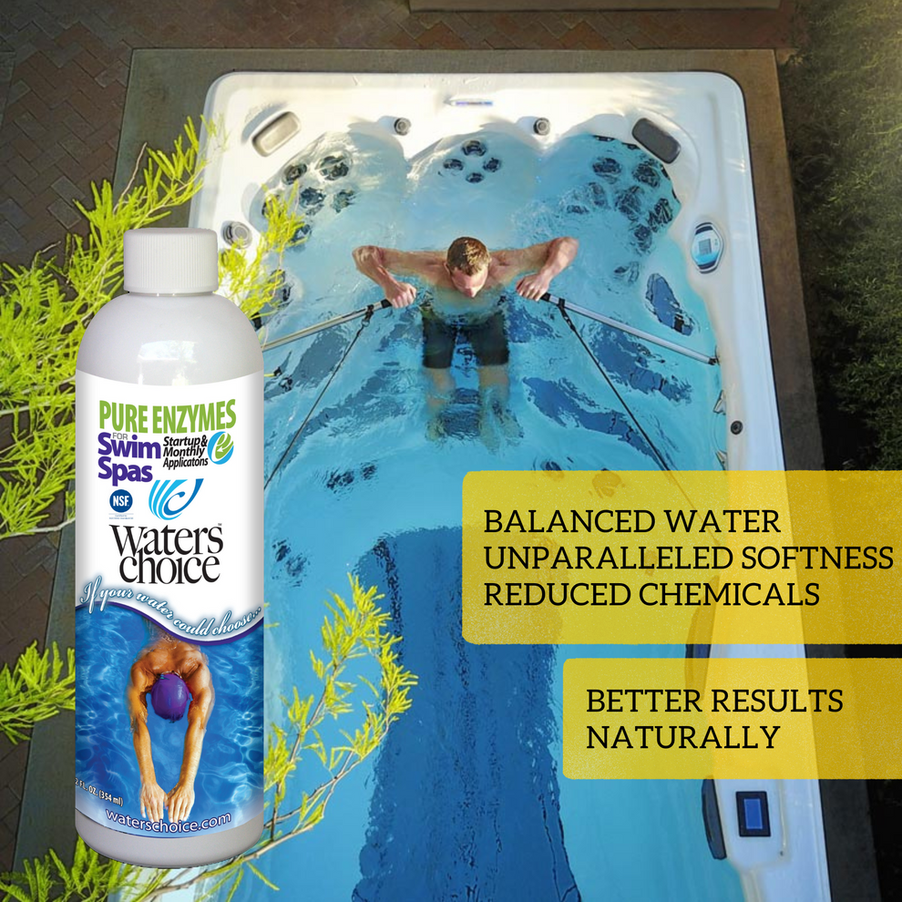 12 oz. Pure Enzymes for SWIM Spas (monthly treatment) – Waters Choice